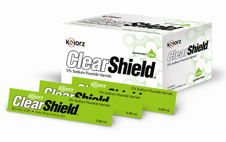 Kolorz ClearShield: clear, great tasting fluoride varnish